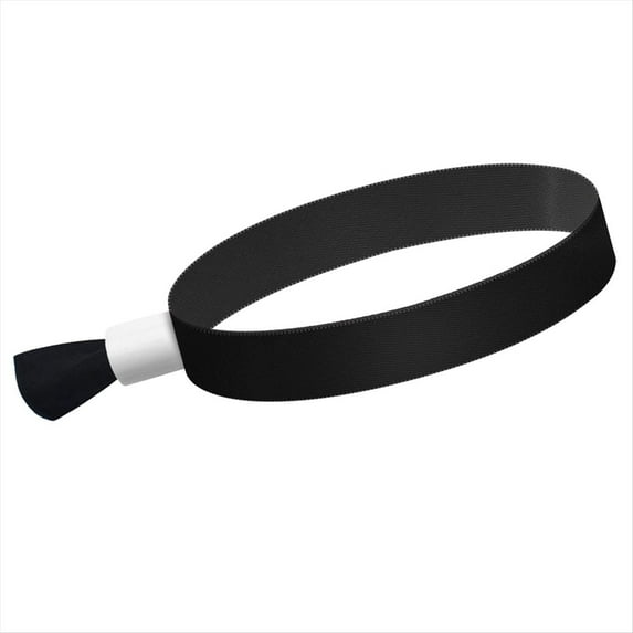 100 Pcs Cloth Event Wristbands, Colored Wrist Bands for Events, Concert Strap (Black) - Walmart.com