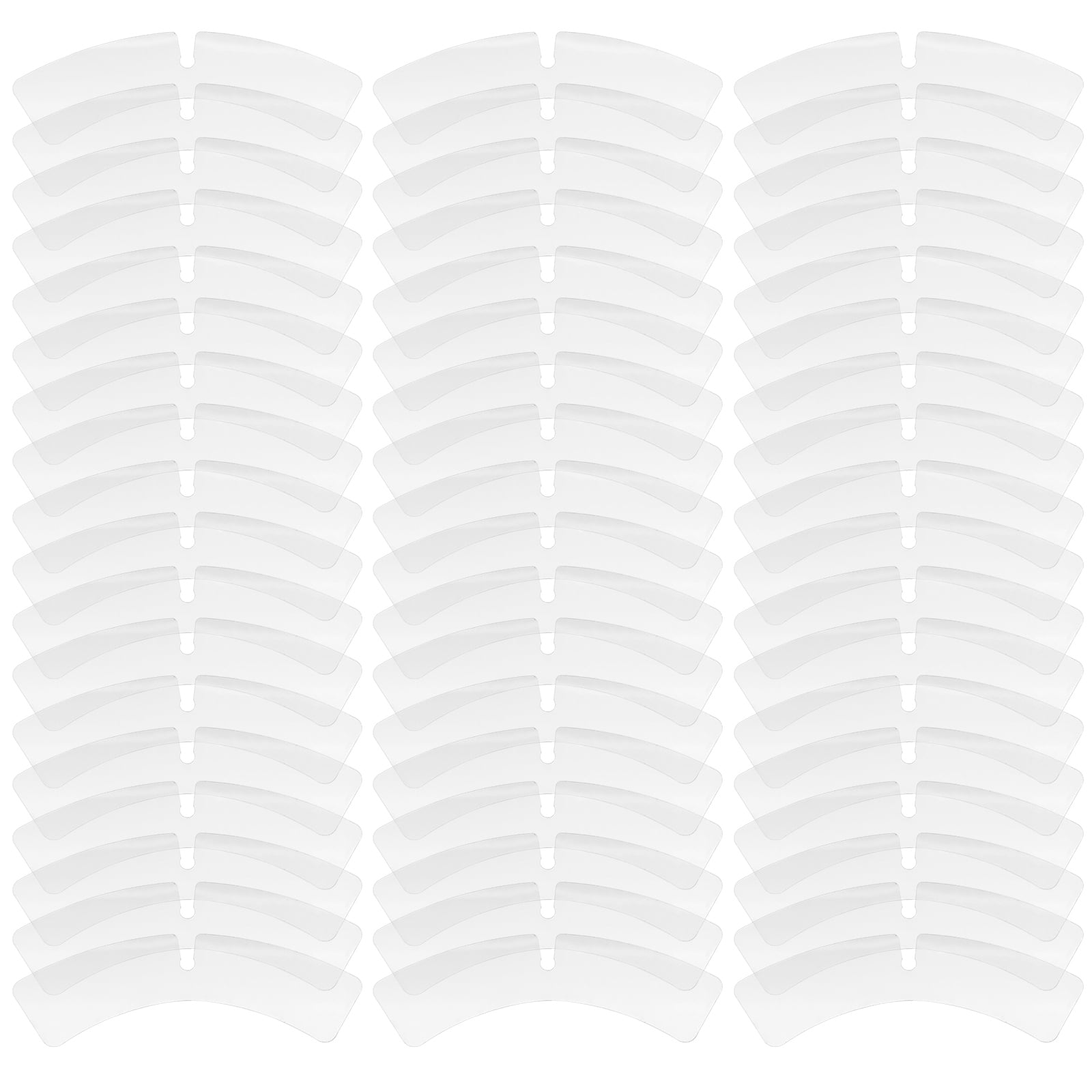 100 Pcs Clothes Hanger Pad Collar Support Piece Women Stays Insert ...