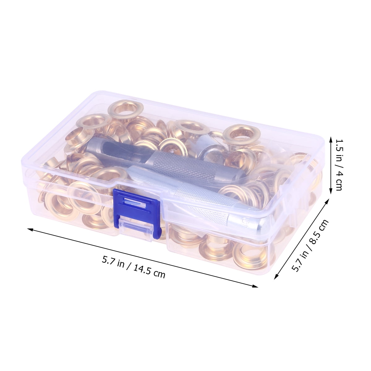 100 Pcs Clothing Fasteners Eyelet Button Corn Button Tool Button ...