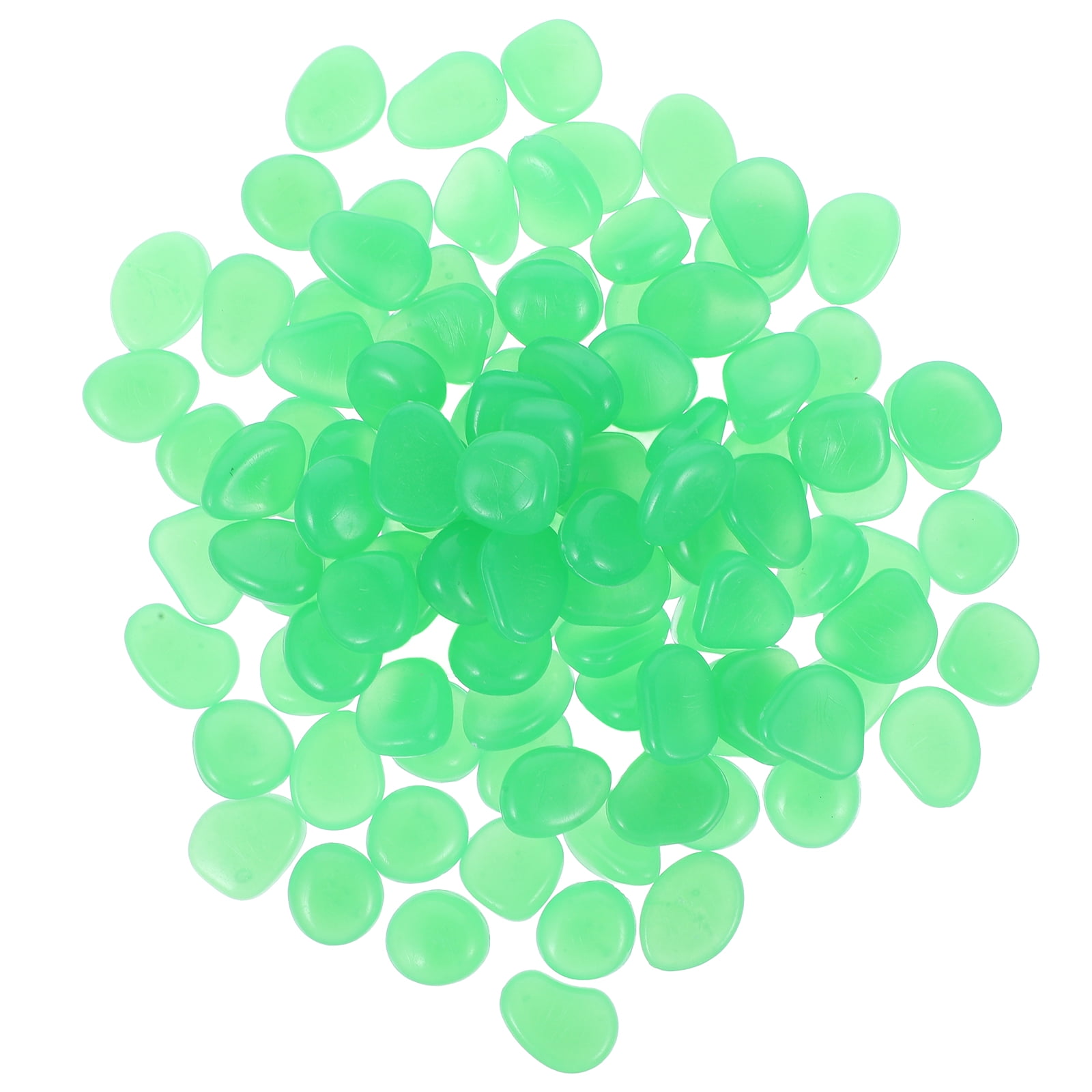 100 Pcs Cobblestone Fish Tank Pebbles Glow Pebbles Path Patio Pebbles ...