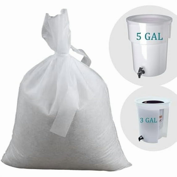 100 Pcs Cold Brew Coffee Filter Bags, 19.7 x 15.7 in Extra Thick No ...