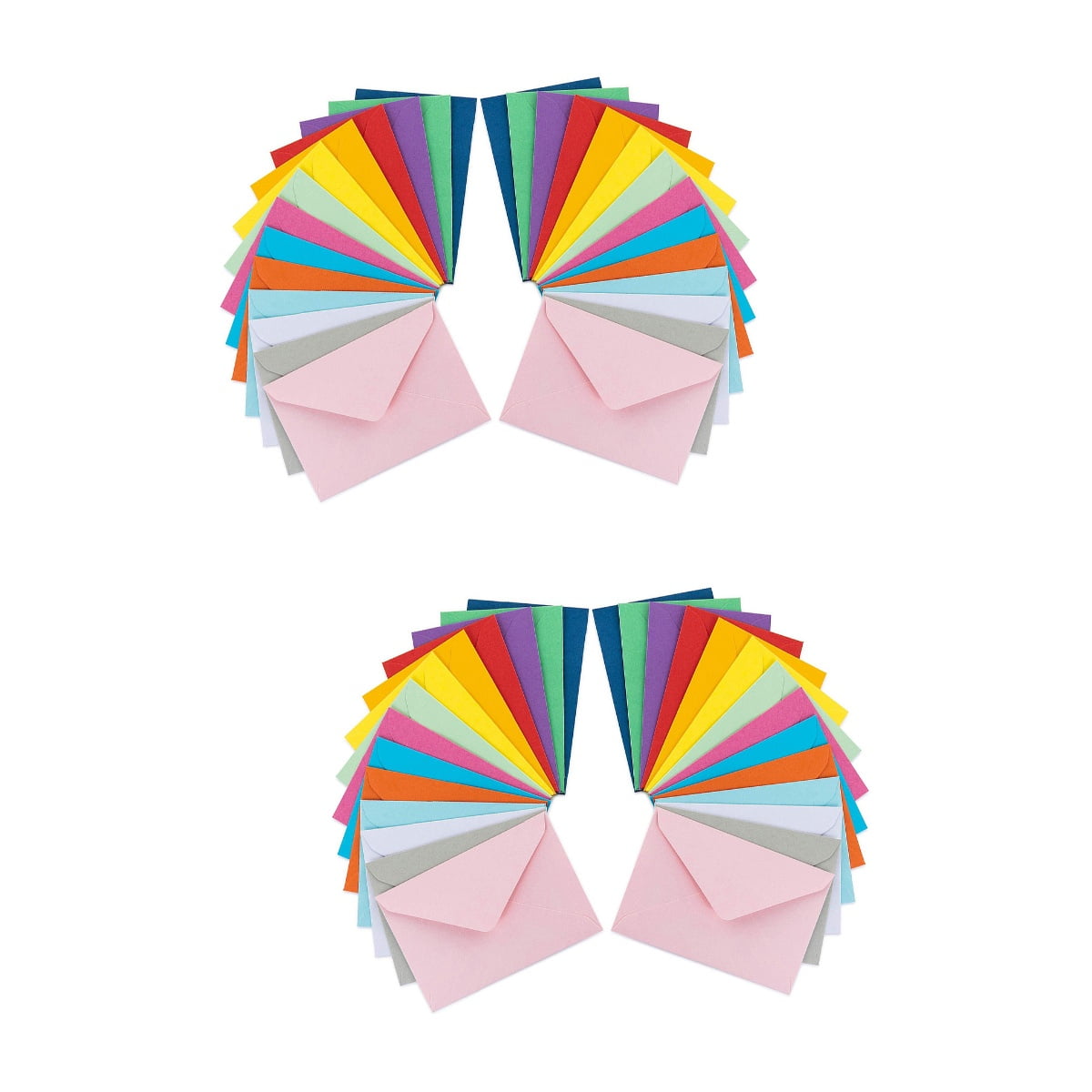 COLO Small Letter Envelopes, 10.00 x 7.00 x 0.10 cm Random Color, 100 ...