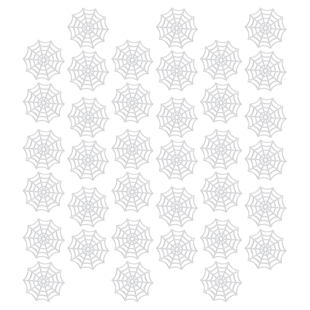 100 Pcs Colorful Spider Web Toy Plastic Spider Web Halloween Home Decor ...