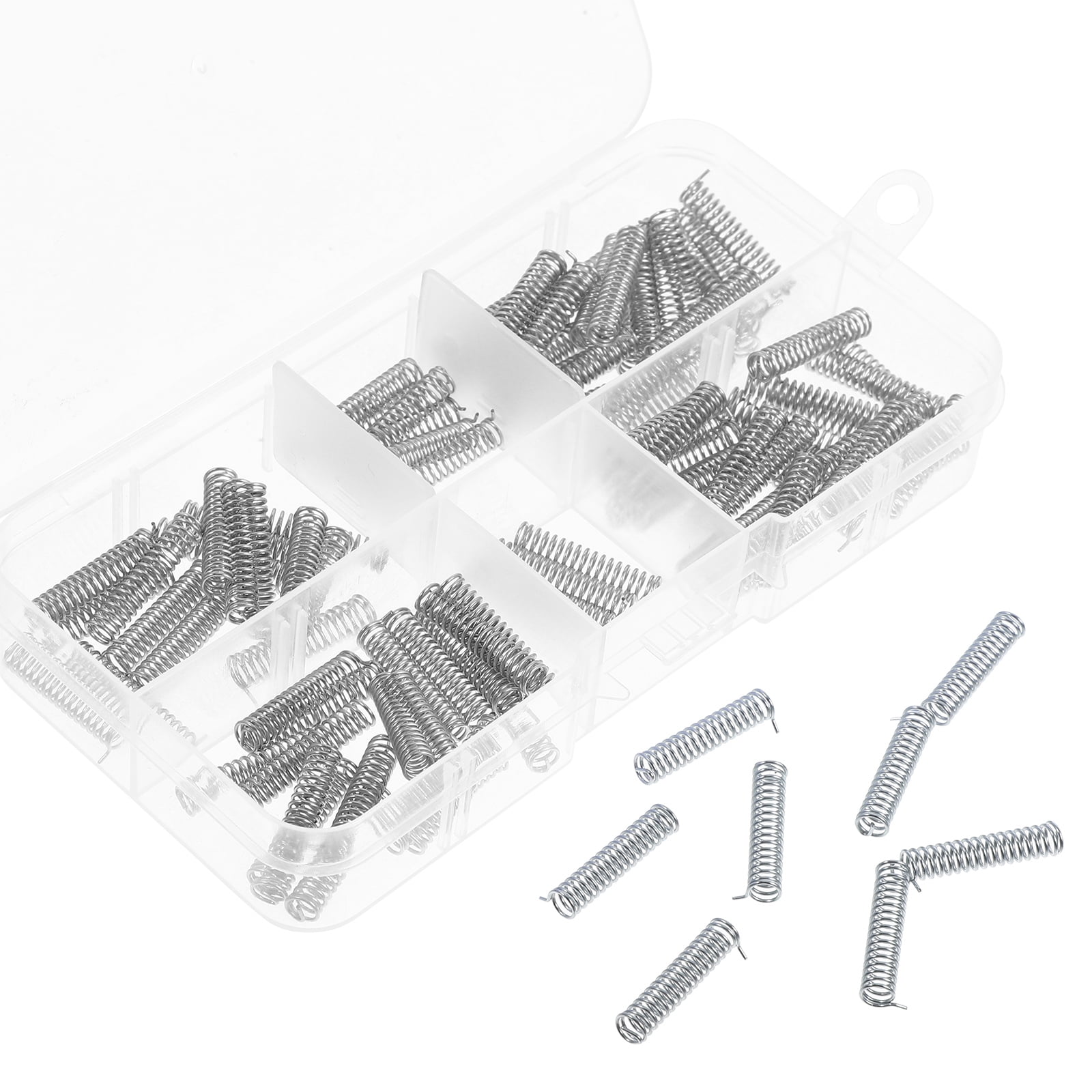 100 Pcs Compression Spring Kit Stainless Steel Compression Spring Small ...