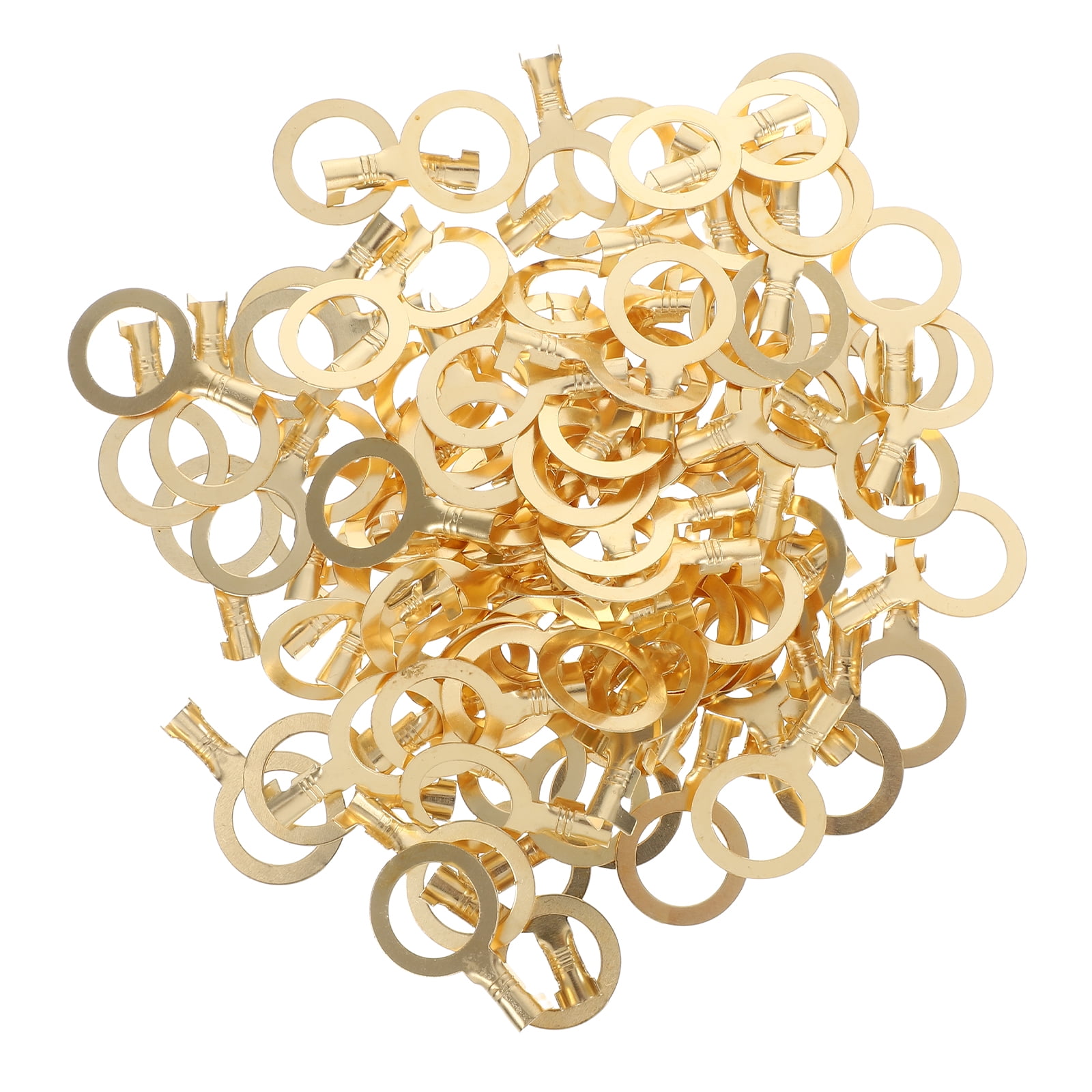 Raindrops Cold Pressed Terminal Connectors 100Pcs 1.24X0.83X0.20In ...