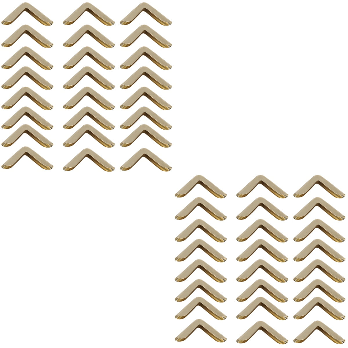 100 Pcs Corner Guard Notebooks Iron Book Corners Menus Album Corner ...