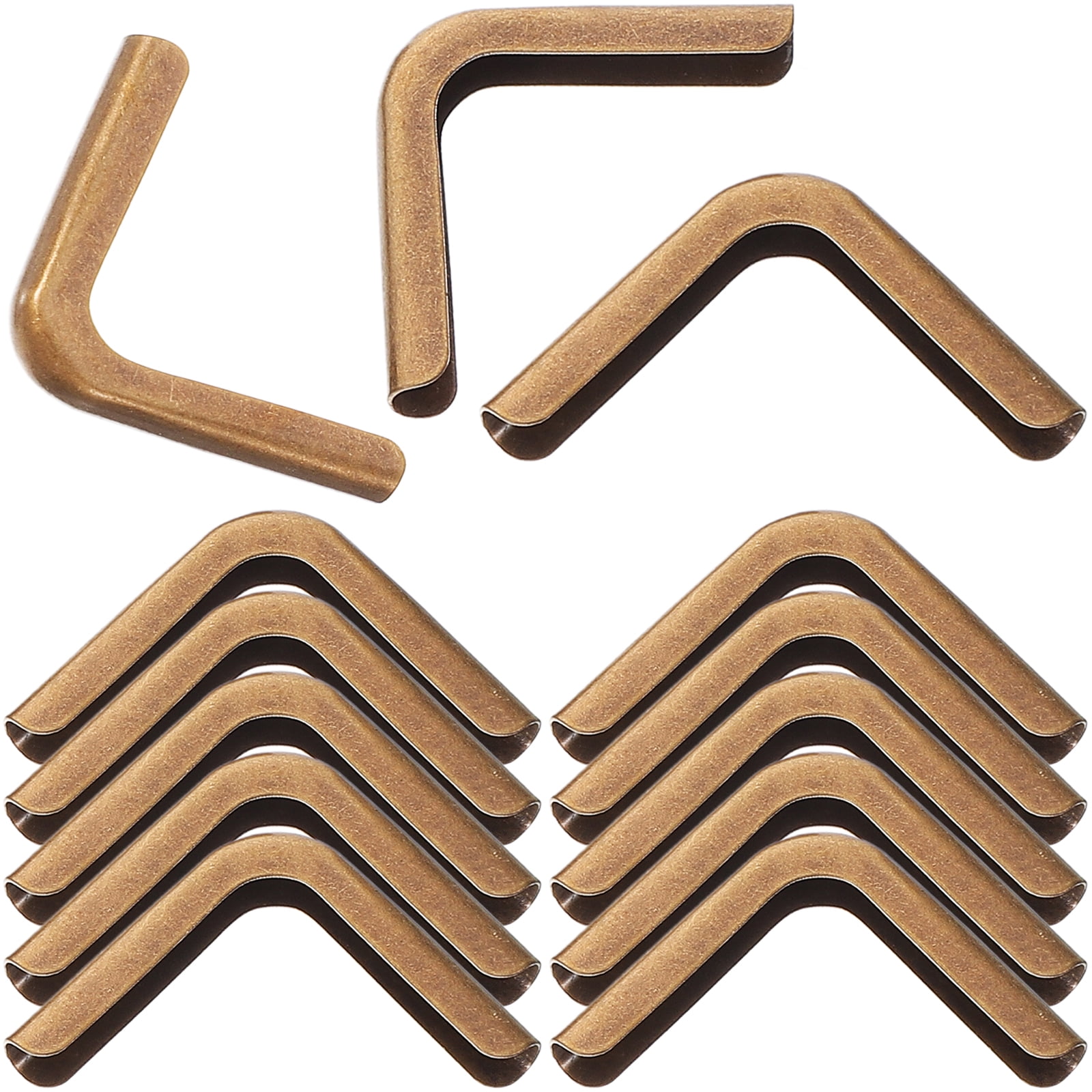 100 Pcs Stickers Chipboard Metal Corner Protectors - Walmart.com