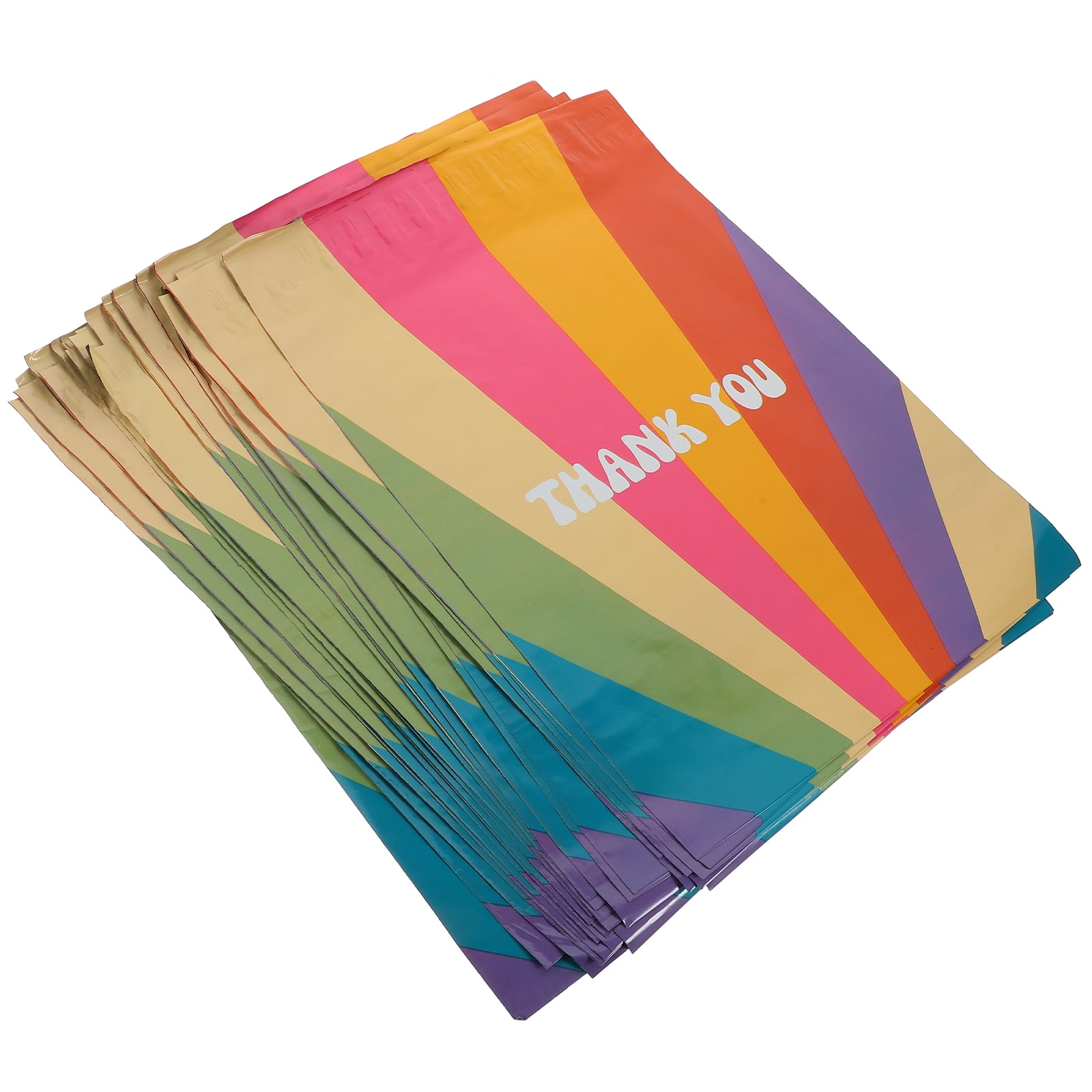 100 Pcs Courier Bag Storage with Zips Mailing Bags Poly for Packaging ...