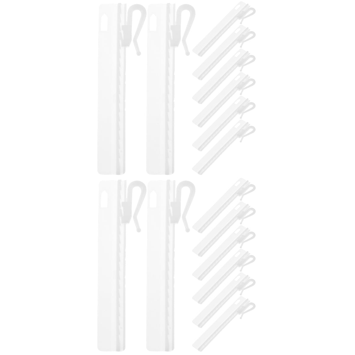 FUEENIRVA Tablzone Adjustable Curtain Hooks, Compact and Small, Plastic ...