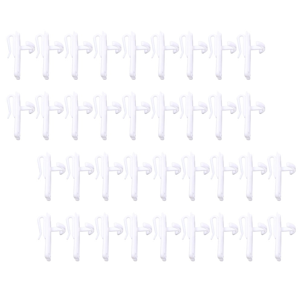 100 Pcs Curtain Hook Clips for Curtains Window Bedroom Pins Drapes ...