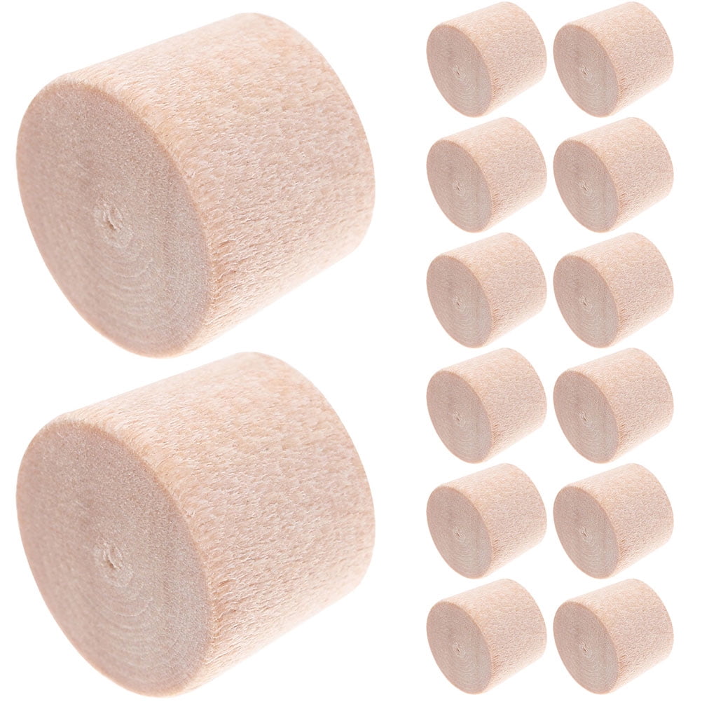 100 Pcs Decorative Hole Plugs Stopper Carpenter Bee Cork Furniture Wood ...