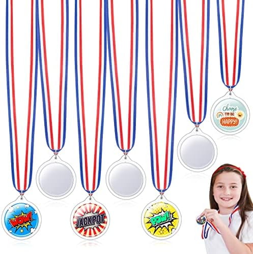 100 Pcs Design Your Own Award Medals Funny Make Your Own Medals Kit ...