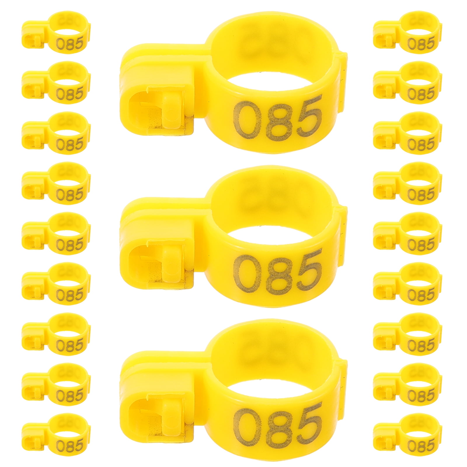 100 Pcs Disposable Chicken Leg Ring Tags for Legs Bands Pigeon Supplies ...