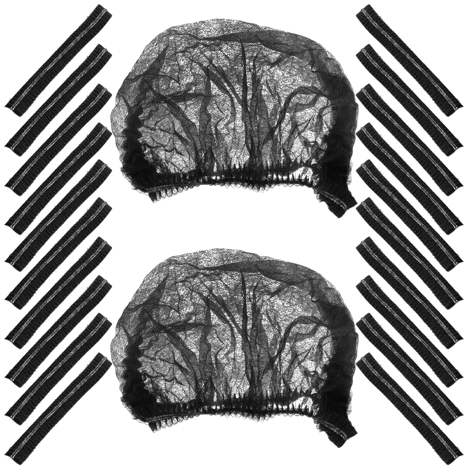 100 Pcs Disposable Cleaning Cap Boss Has Hats Disposable Hair Net ...