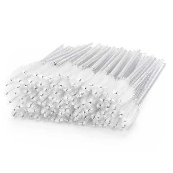 100 Pcs Disposable Crystal Spoolies Brush for Eyelash Extensions ...