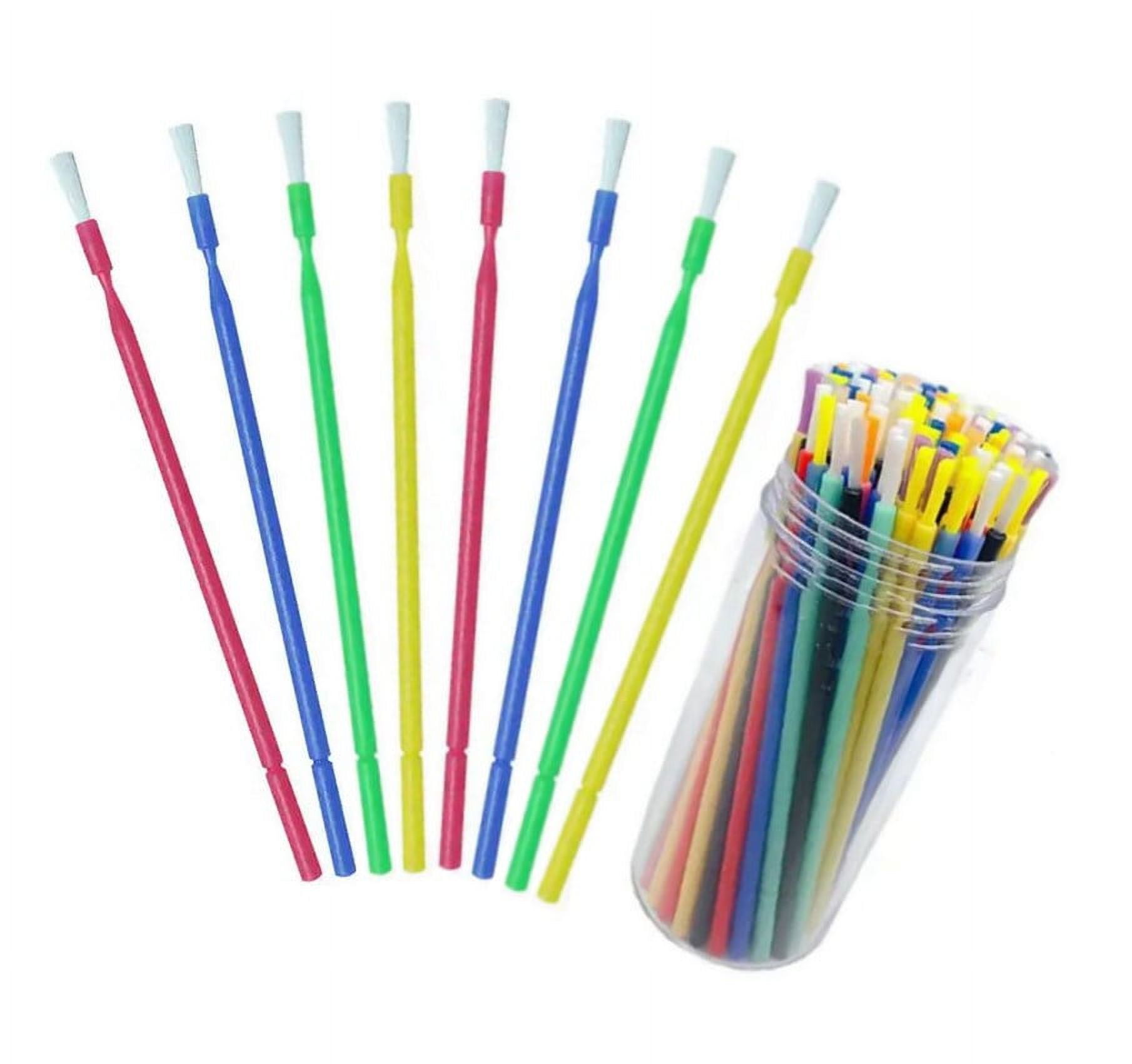 100/Pcs Disposable Dental Brush Applicator Whitening Cohesive Dental ...