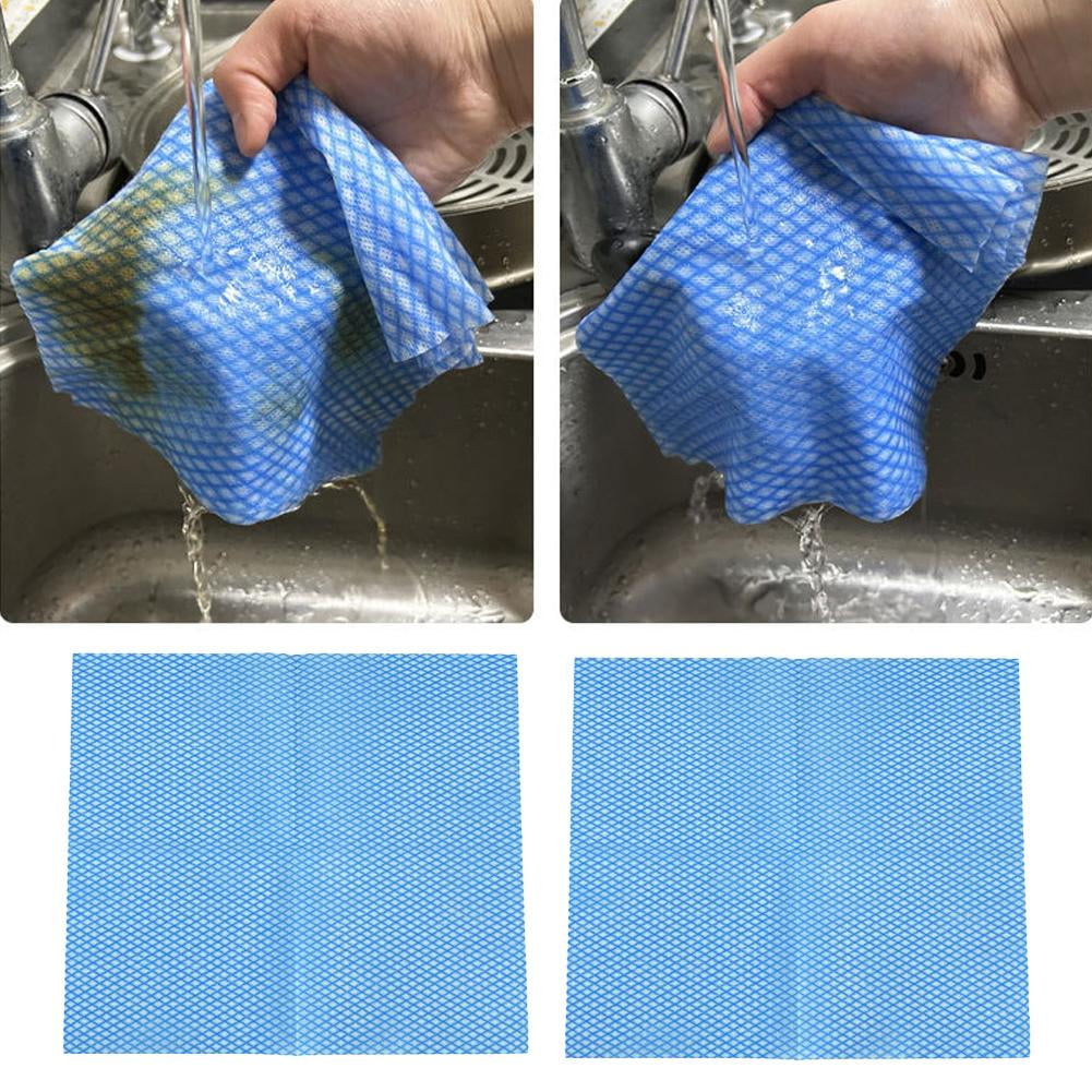 100 Pcs Disposable Dish Cloths for Kitchen Disposable Cleaning Cloth ...