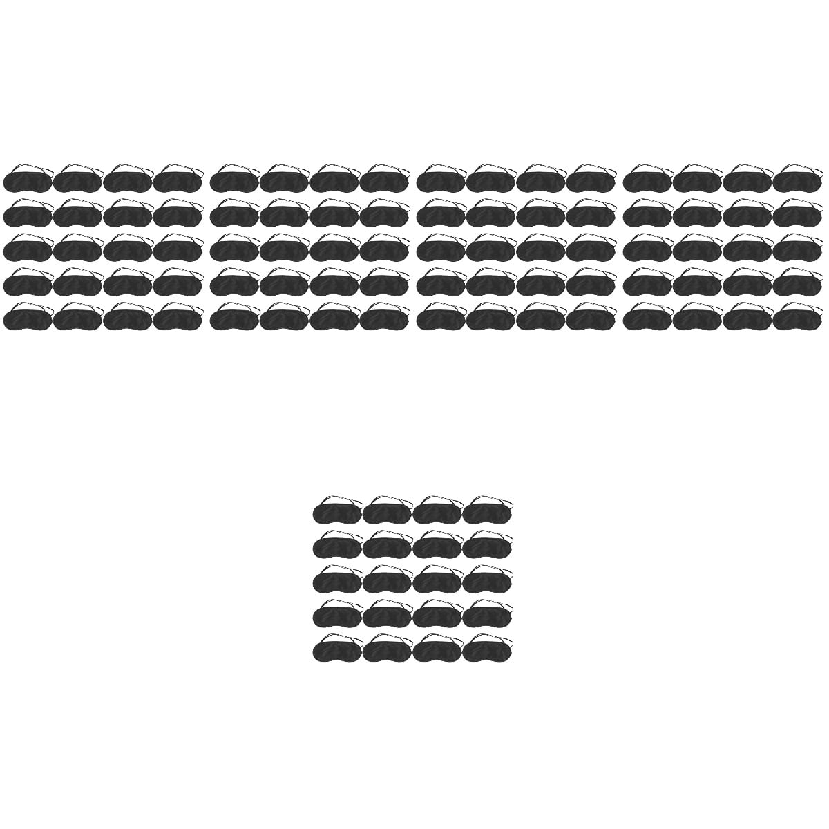 100 Pcs Disposable Eye Mask Silk Sleep Mask Eyepads Eye Patches Eye ...