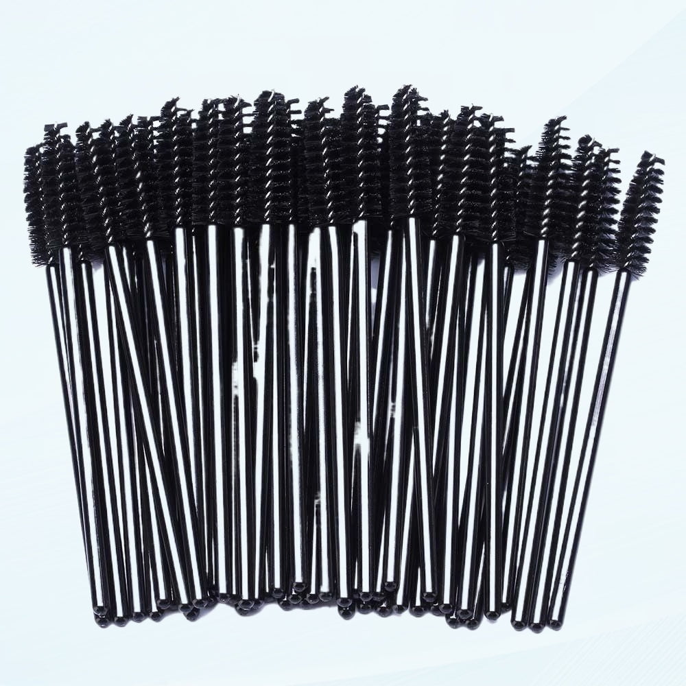QGEMANWU Eyelash Spoolies 100 Pcs Disposable Mascara Brush Applicator ...