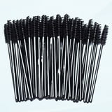 QGEMANWU Eyelash Spoolies 100 Pcs Disposable Mascara Brush Applicator ...