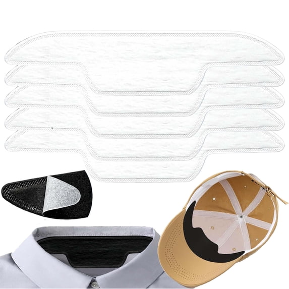 100 Pcs Disposable Hat-Collar Sweat Liner - Sweat Absorbing Band for ...