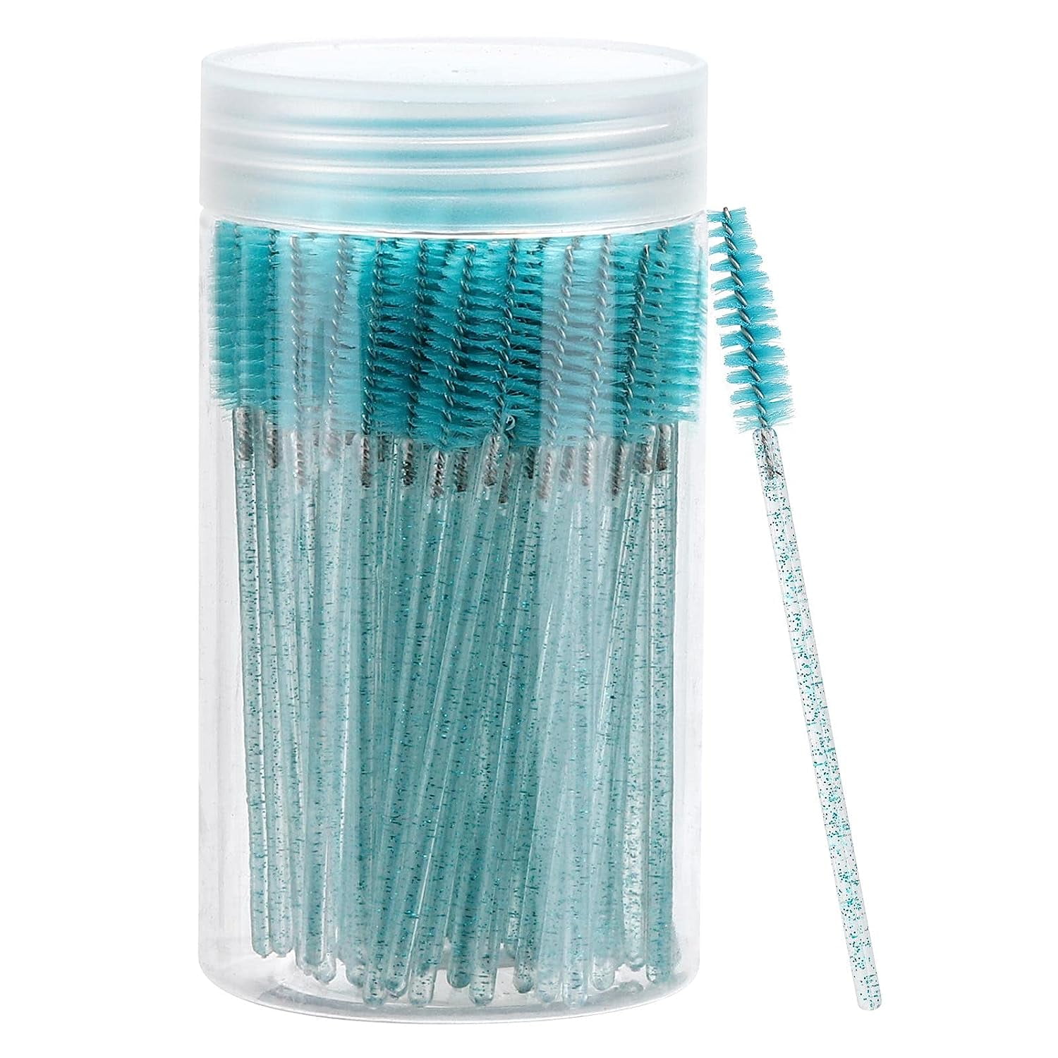 100 Pcs Disposable Mascara Wands, Crystal Eyebrow Spoolies Brush for ...