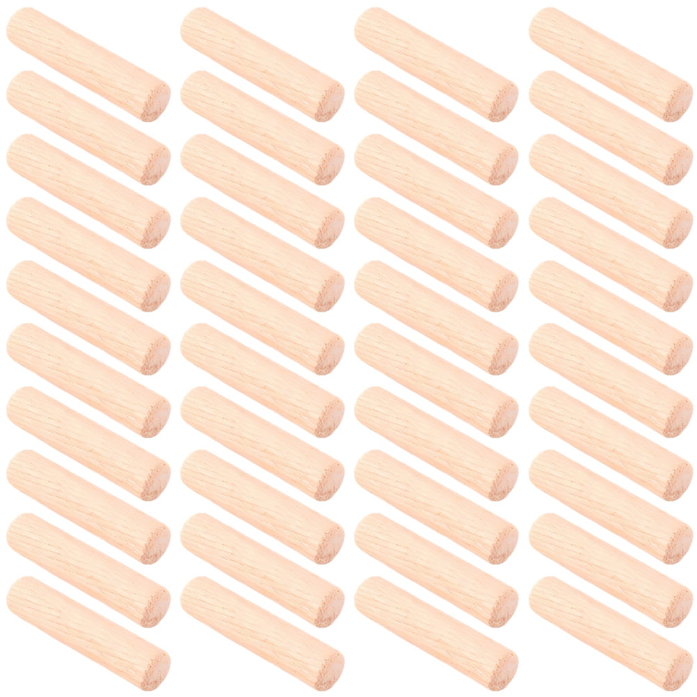 100 Pcs Dowels Pin Log Plug Woodwork Crafts 5X1.2X1.2CM - Walmart.com