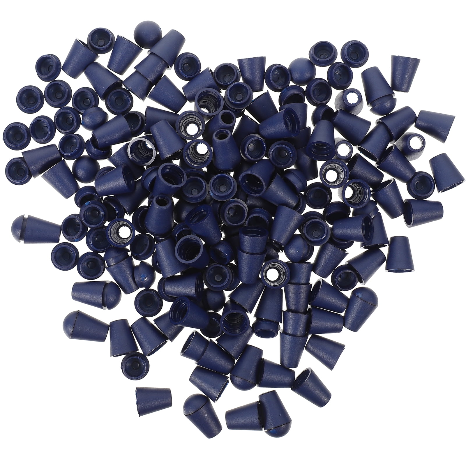 FENGGUIQU 100Pcs Blue Plastic Drawstring Stoppers for Hats Coats and ...