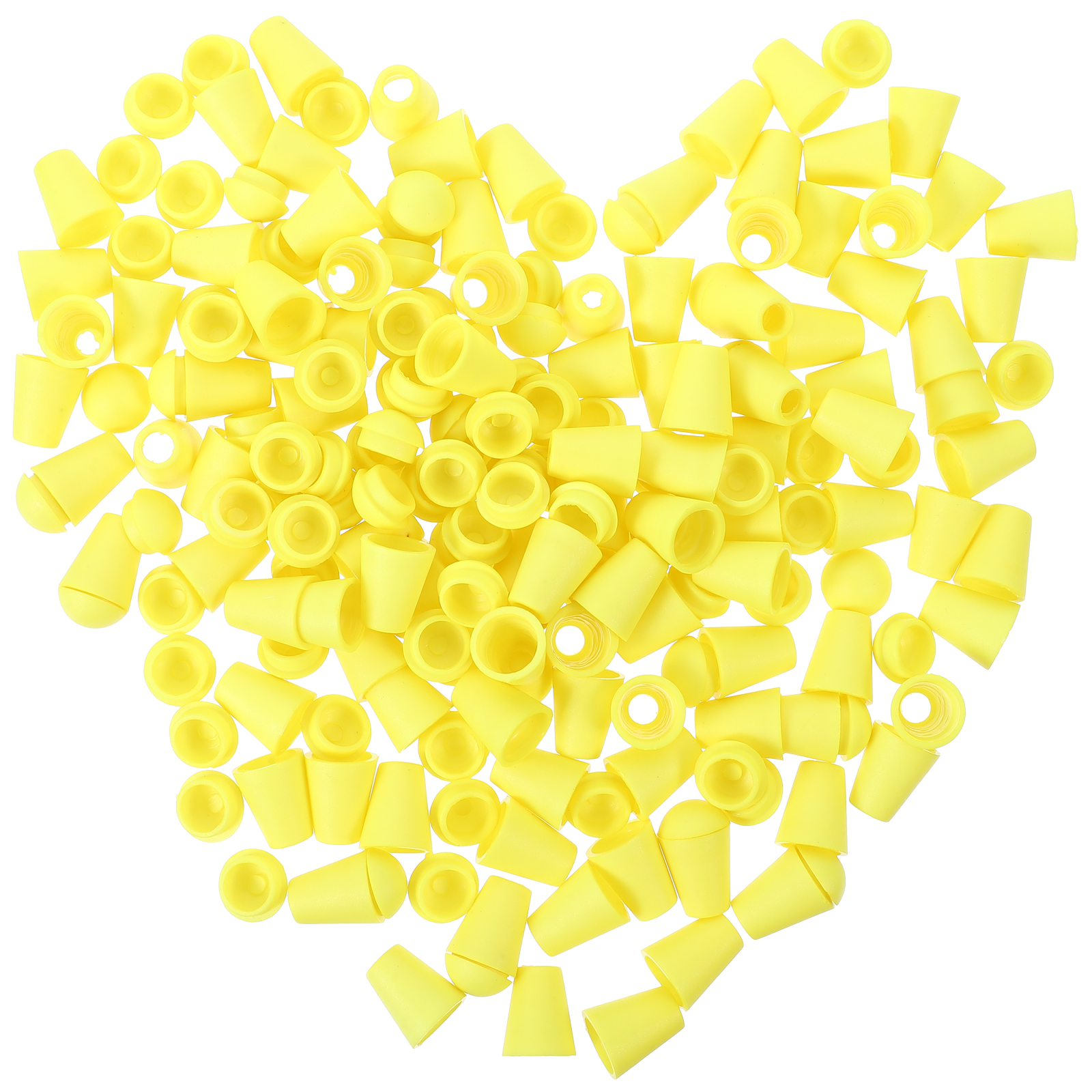 100 Pcs Drawstring Buckle Plastic Rope Stoppers Detachable Bell Shaped ...