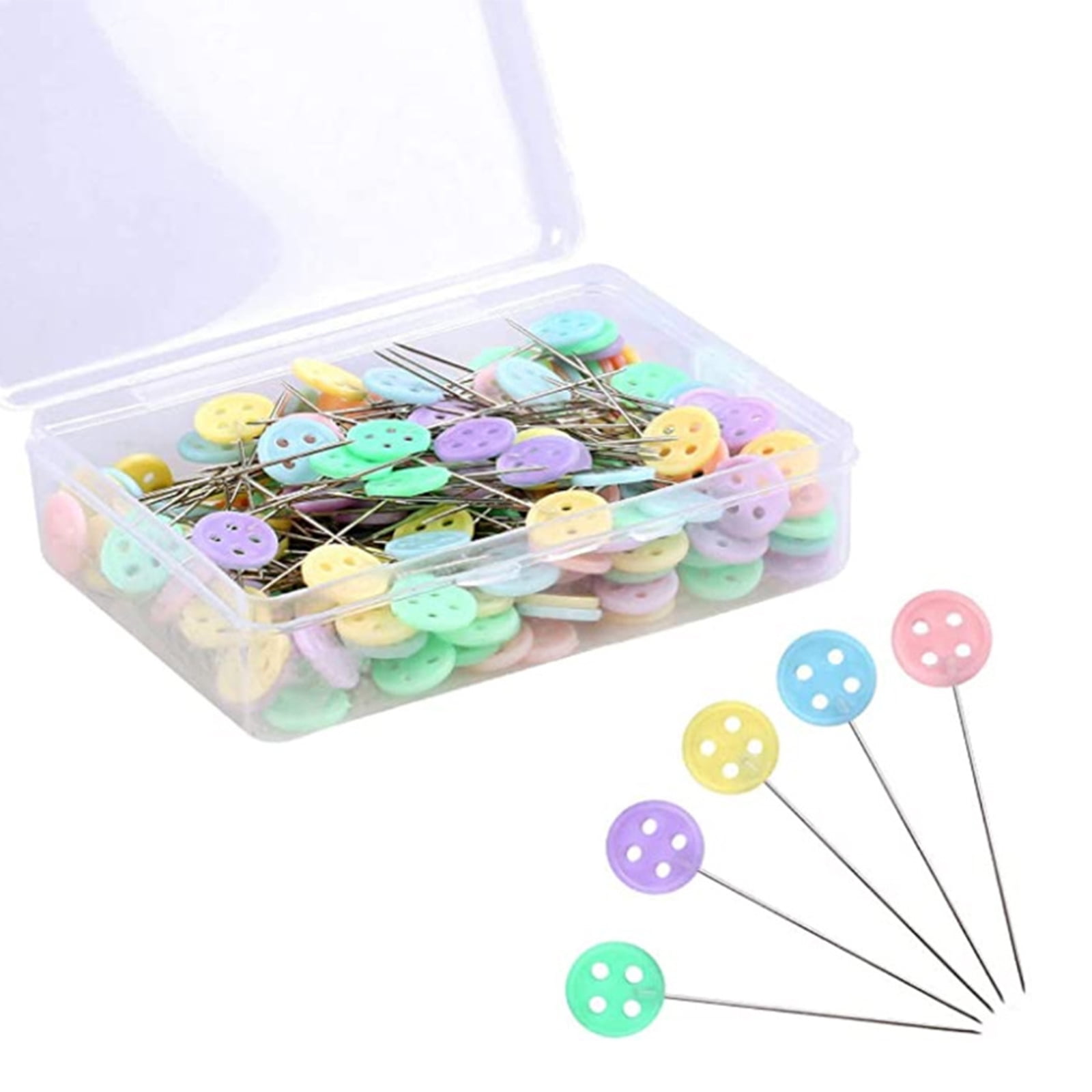 100 Pcs Dressmaking Sewing Pins High Temperature Resistant Quilting ...