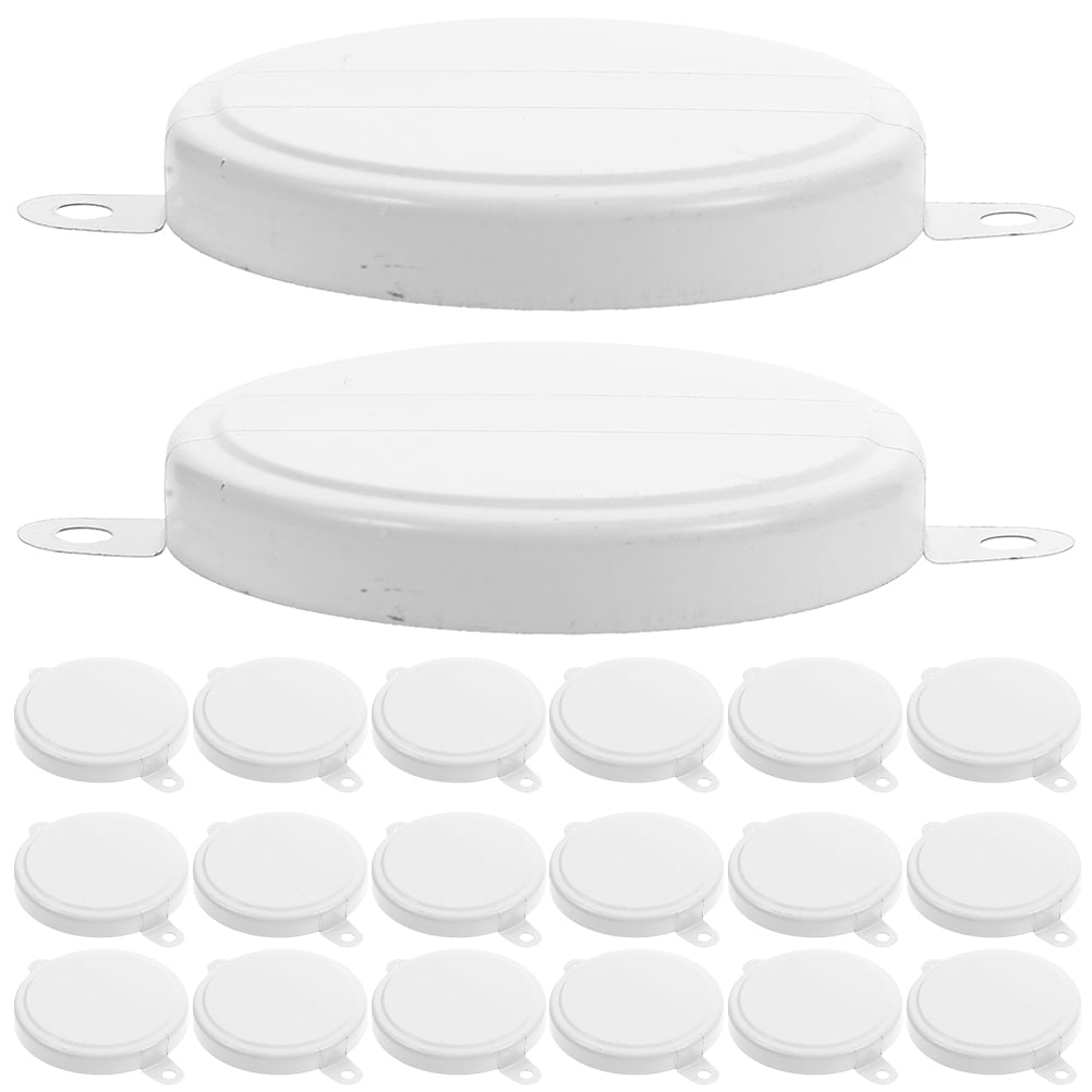 100 Pcs Drum Cover Barrel Cap Replacement Lids Buttress Thread Caps ...