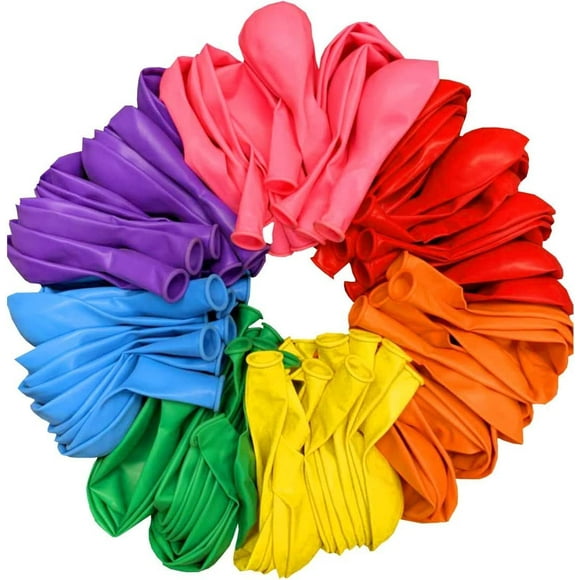 Party & Occasions Balloons in Assorted Colors 100 Pack for Events