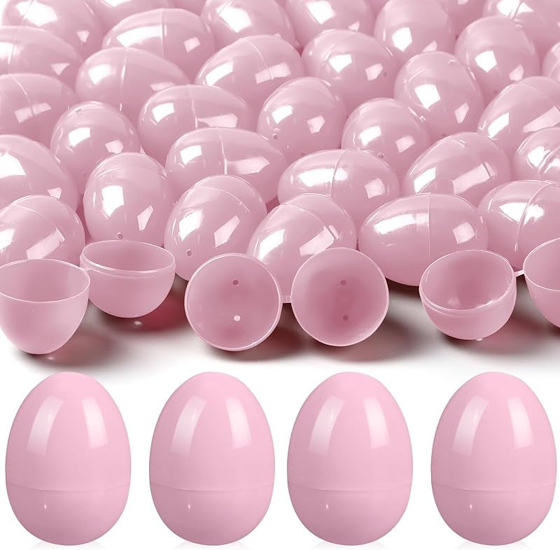 Easter Eggs 3 Inch 36-Pack 3.5" Fillable Plastic Easter Eggs - Hinged ...