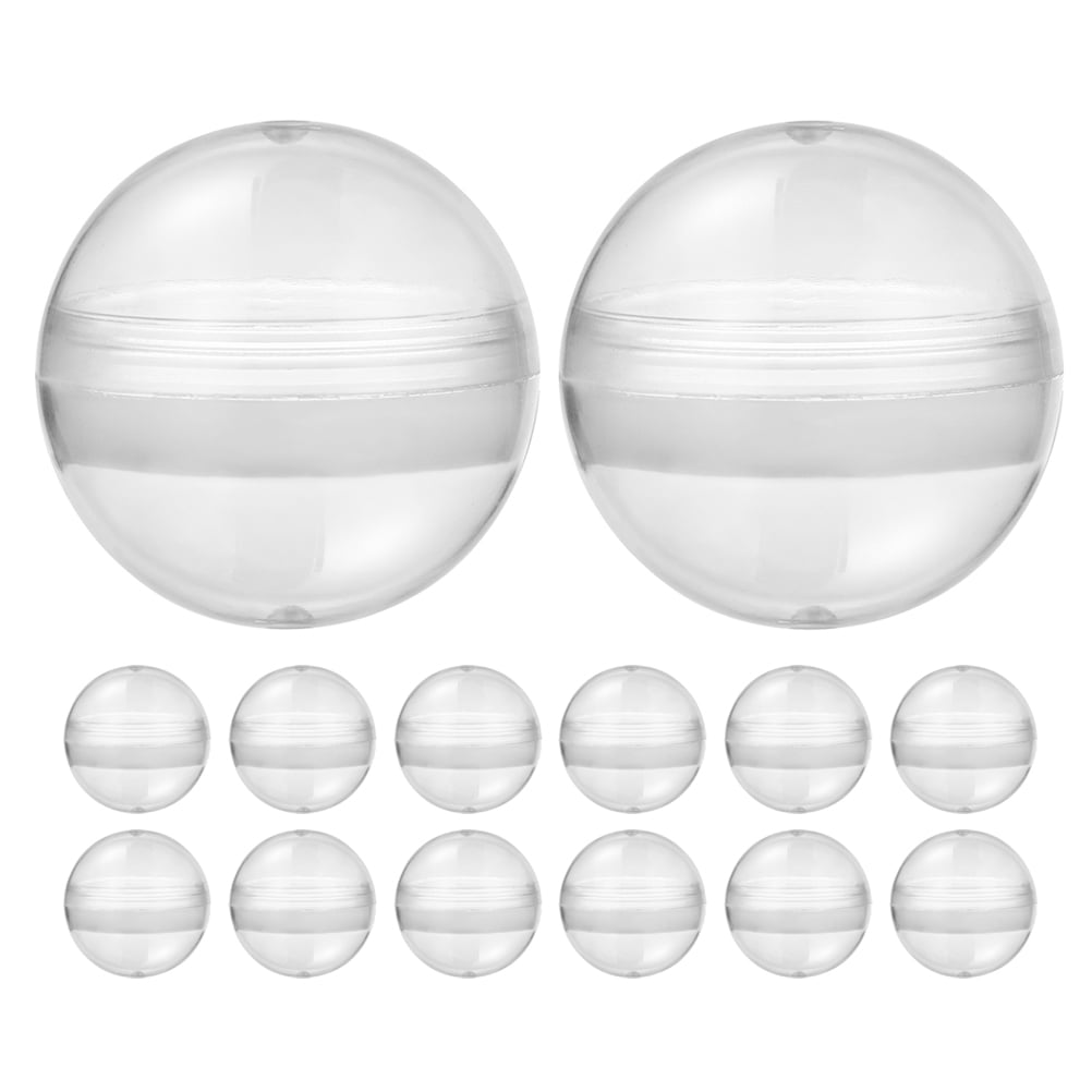 100 Pcs Egg Case Gum Capsules Storage Plastic Wrapping Ball Empty ...