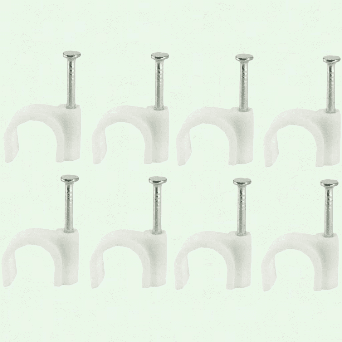 100 Pcs Ethernet Cable Clips, White Cable Clamps for Wire Management ...