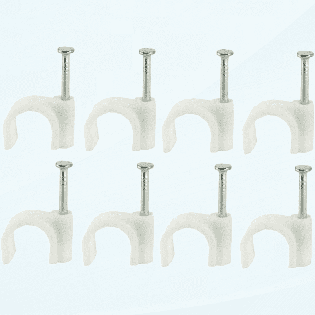 100 Pcs Ethernet Cable Clips White Cable Clips Coax Cable Clips Cable ...