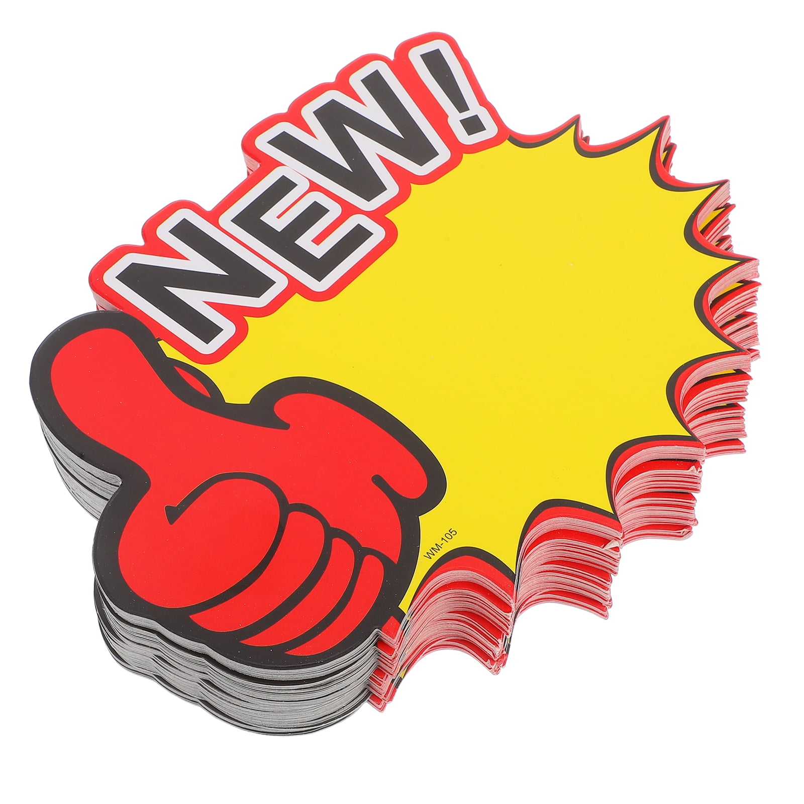 100 Pcs Explosive Price Tag Logo Explosion Stickers Product Medium ...