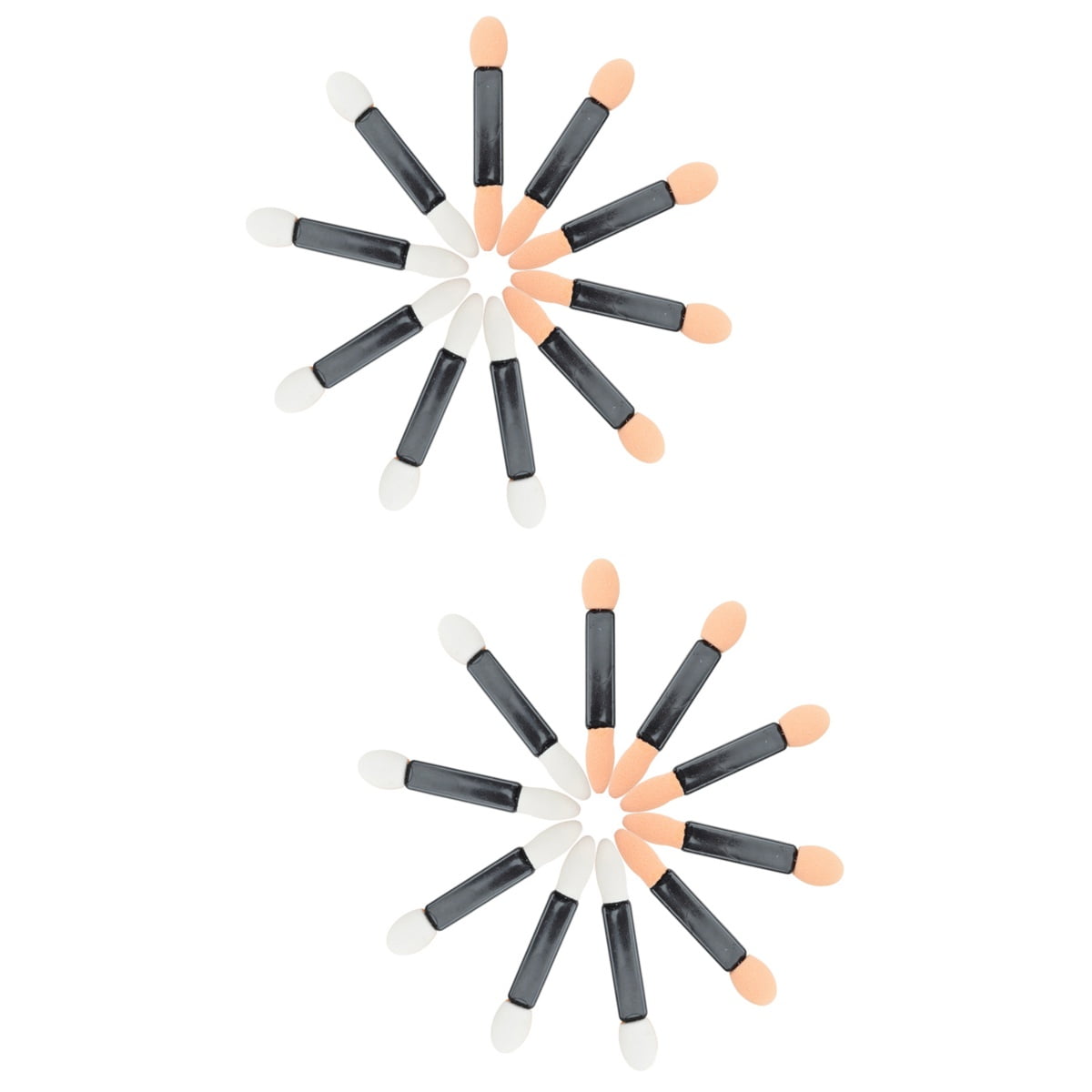 100 Pcs Eye Shadow Applicator Make Brush Makeup Applictors Eyeshadow ...