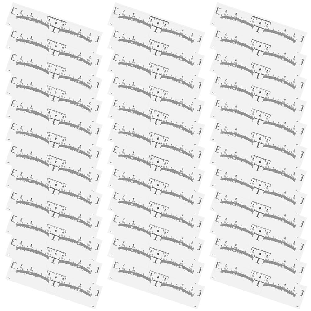 100 Pcs Eyebrow Tattoo Ruler Line for Measurement Marker Tools Stencil ...