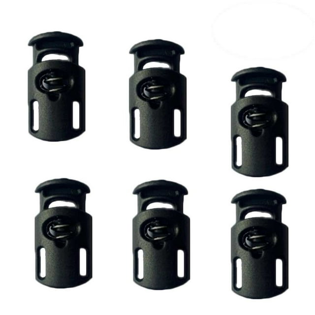100 Pcs Fastener Hooks Spring Loaded Cord Lock 100pcs Black - Walmart.com