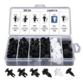 100 Pcs Fender Liner Fastener Rivet Push Clips Retainer 6 Size ...