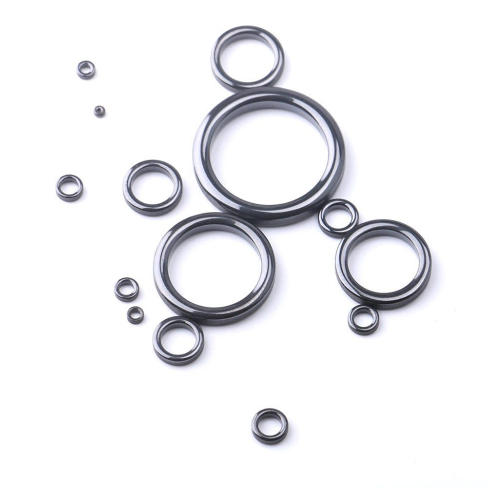 100 Pcs Fishing Rod Guide Ring Ceramic Wear Heat Conduction Repair ...