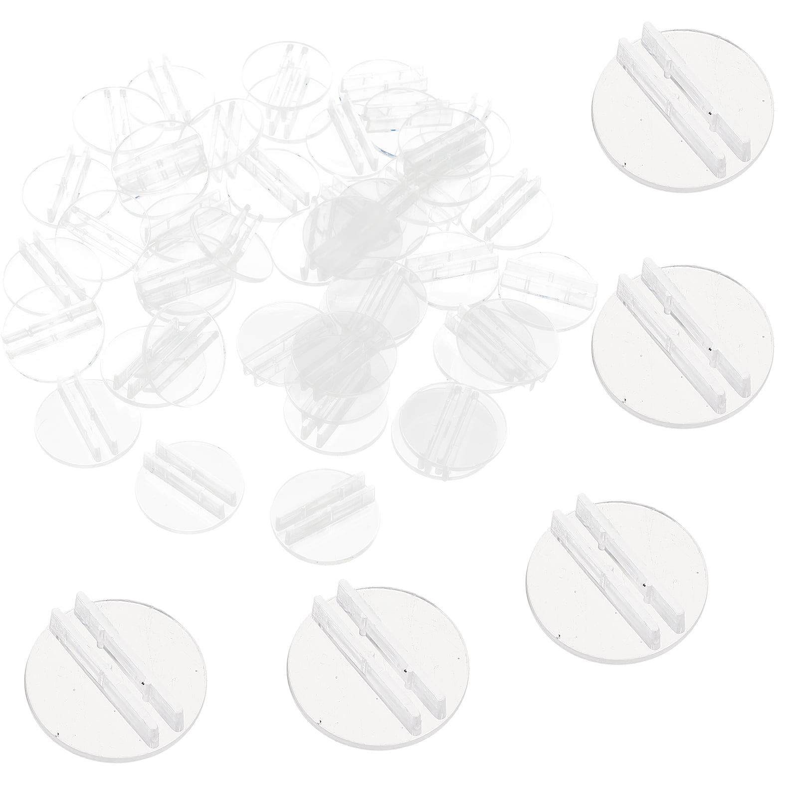 100 Pcs Flash Table Number Holders Desk Accessory for Name Cards ...