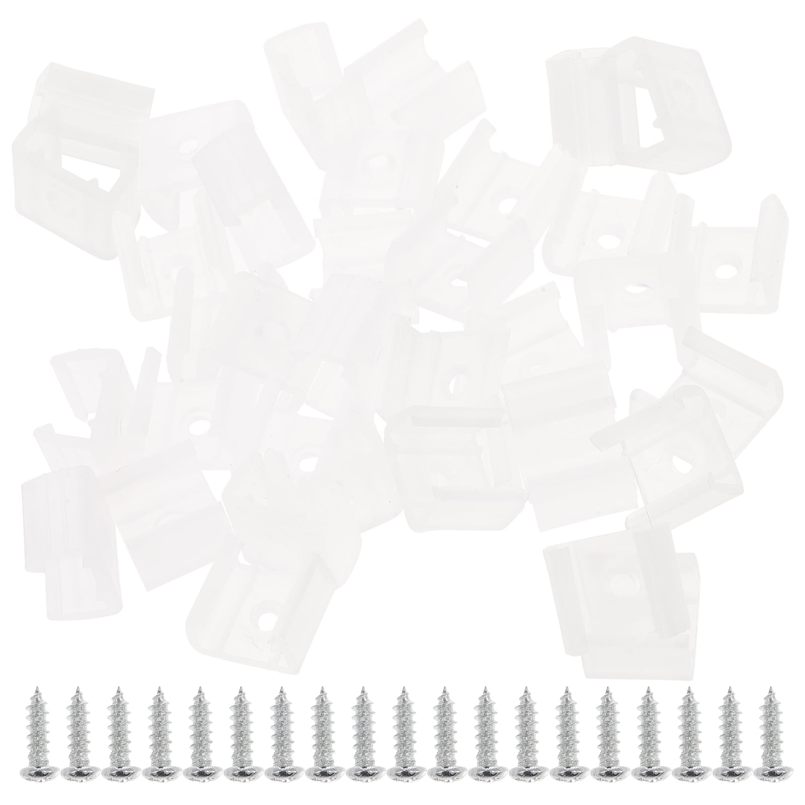 100 Pcs Flush Mount Turn Signal Silicone LED Bracket Strip Mounting ...