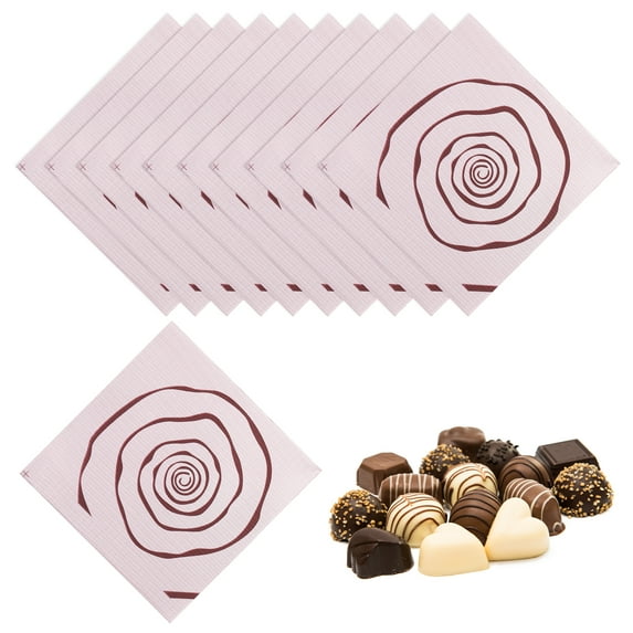 100 Pcs Foil Candy Wrappers, 3.9 x 3.9 Inch Chocolate Wrappers Square ...