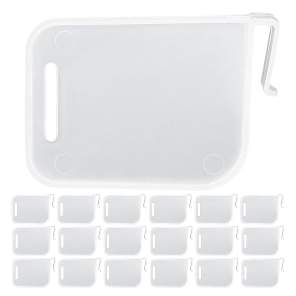 100 Pcs Fridge Divider Clips Organizer Separator Side Partition Kitchen ...