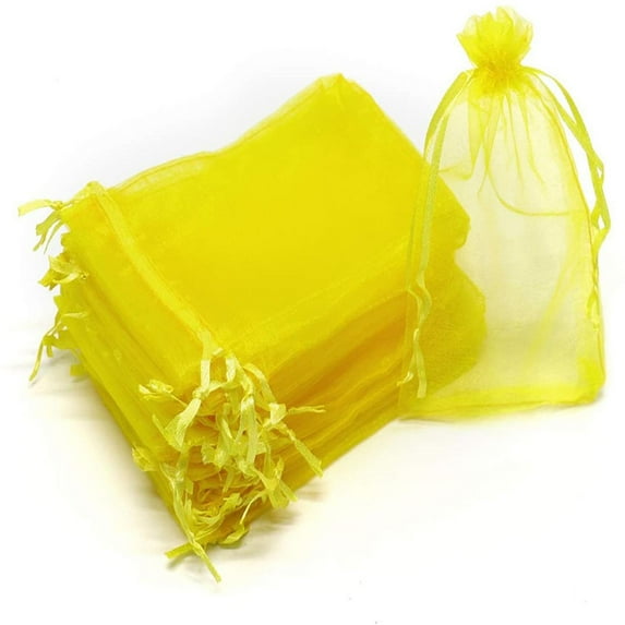 100 Pcs Fruit Bags 3.9x5.9'', 6.7x9'' Fruit Netting Bags Garden Netting ...