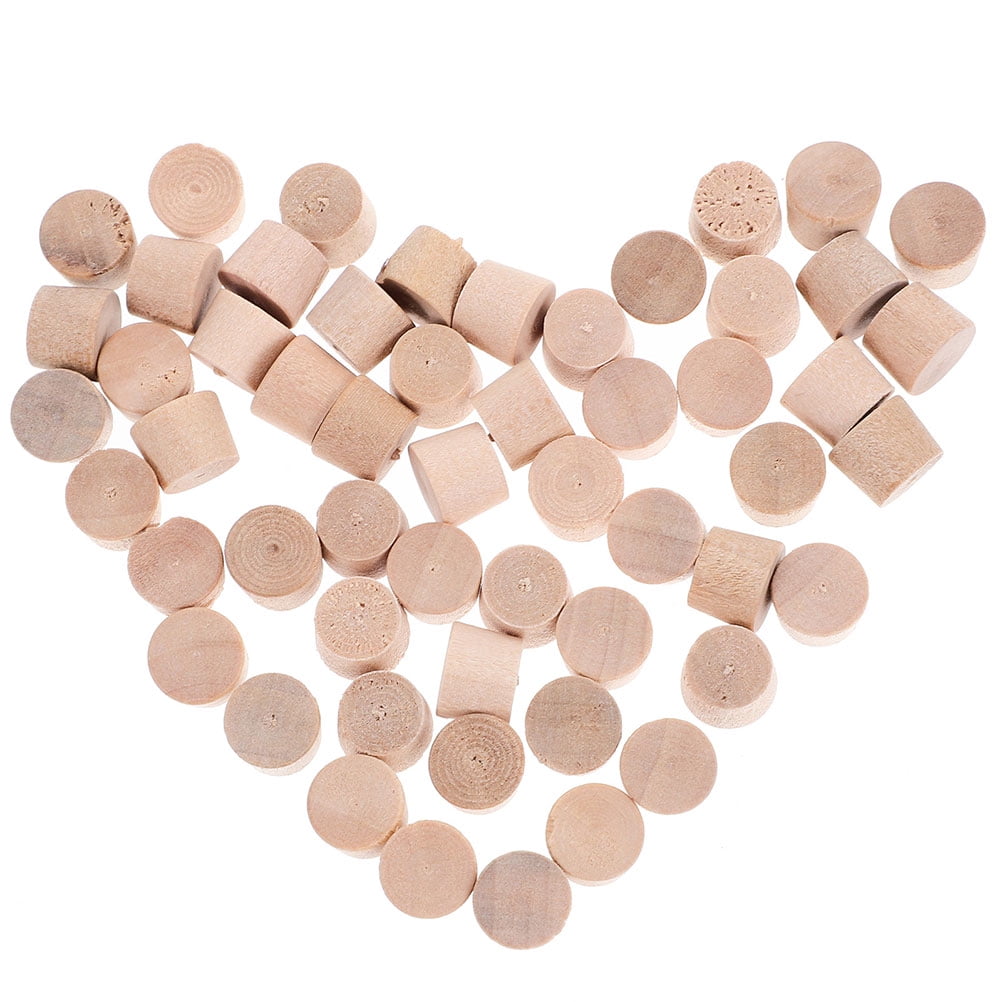 100 Pcs Furniture Screw Hole Plugs Wood for Holes Carpenter Bee Drill ...