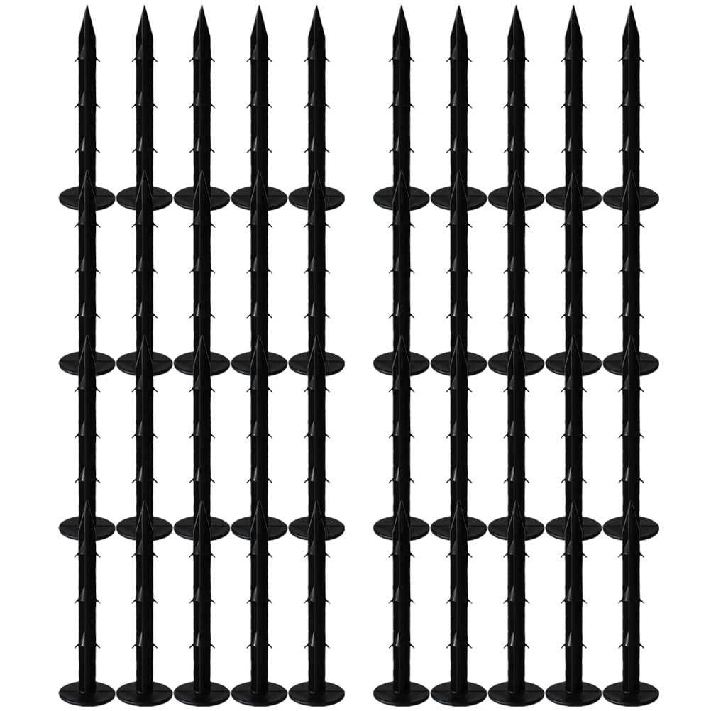 Raindrops Garden Ground Spikes Gardening Stakes Black PP 100Set for ...