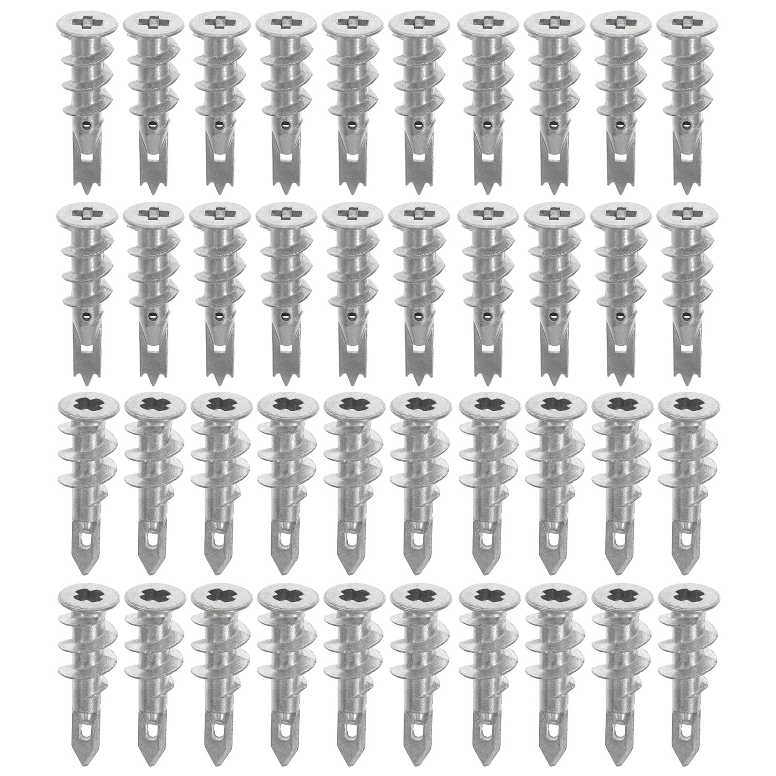 100 Pcs Gecko Expansion Tube Wall Anchors Drywall for Wallboard Plug ...